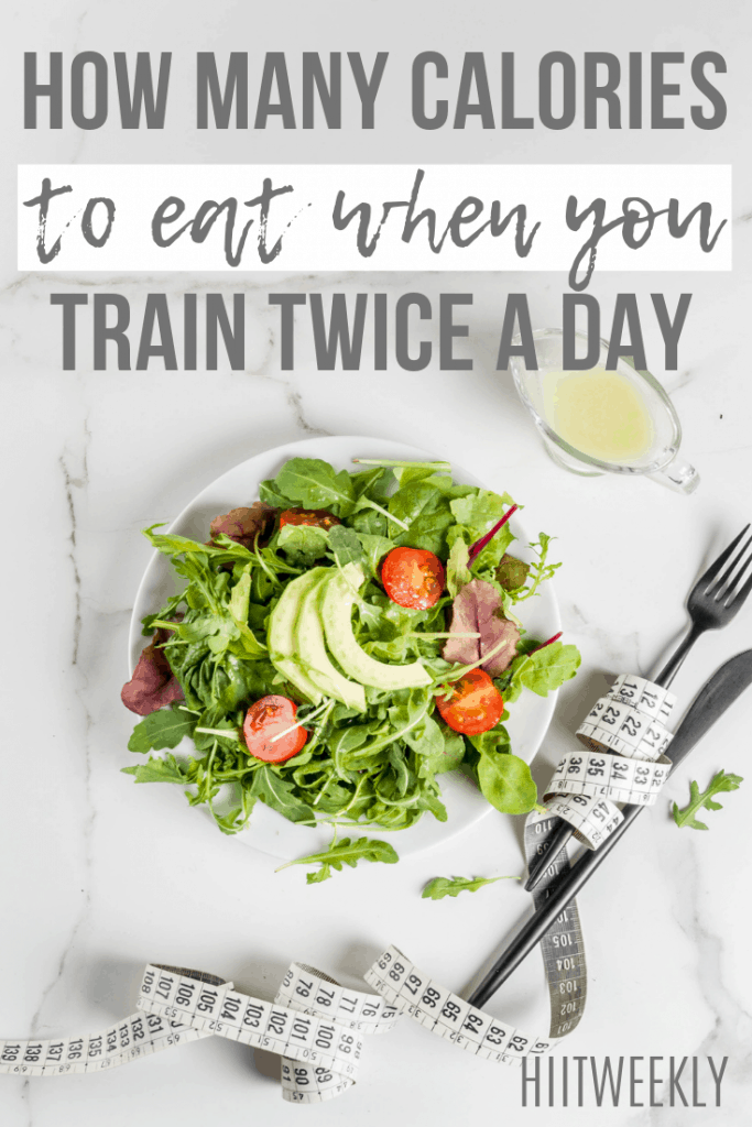 How many calories should I eat a day if I train?