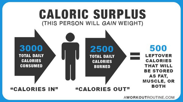 How many calories should I eat a day to gain muscle and lose fat?