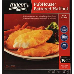 How many carbs are in battered halibut?