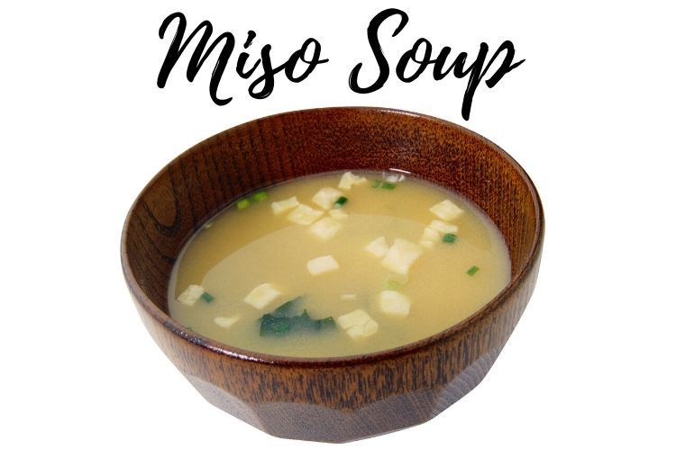 How many carbs are in Japanese miso soup?