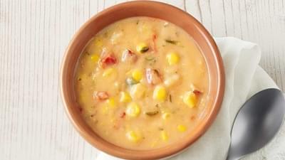 How many carbs are in Panera's corn chowder?