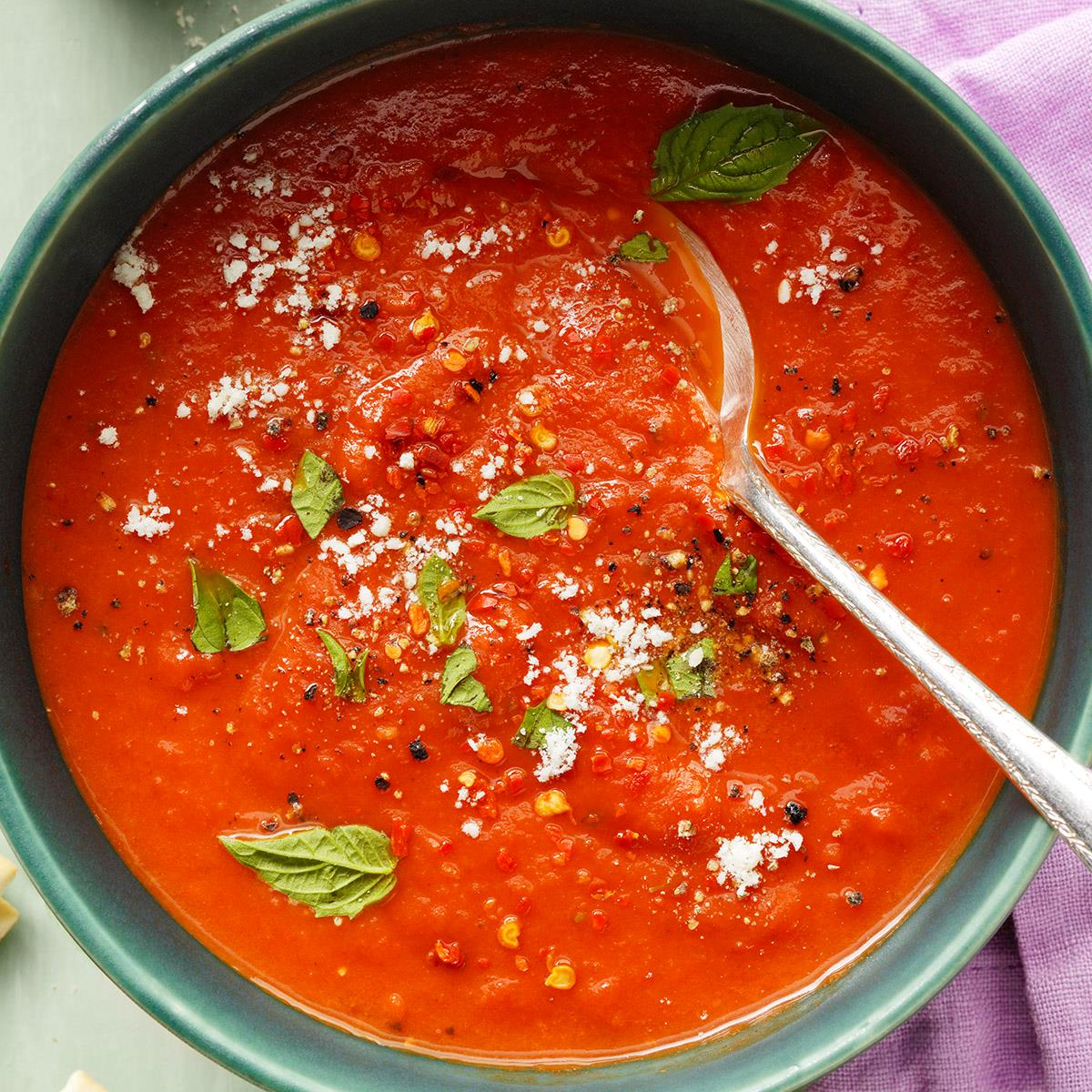 How many carbs are in tomato soup RDI?