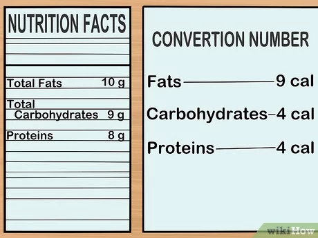 How many carbs is 1 calories?