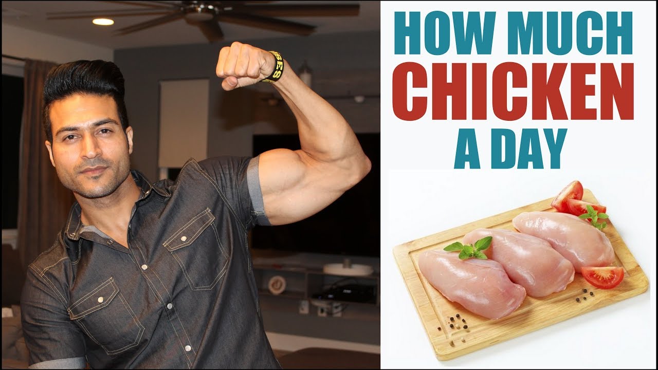 How many chicken breast should I eat a day to build muscle?