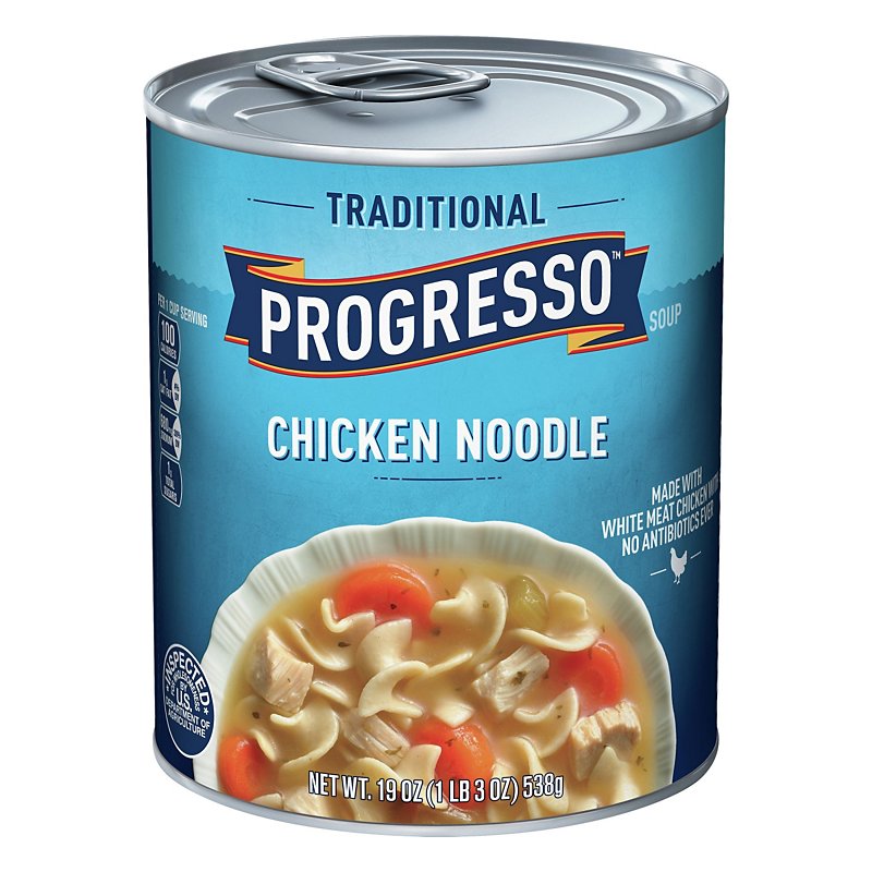 How many cups of soup in a Progresso can?