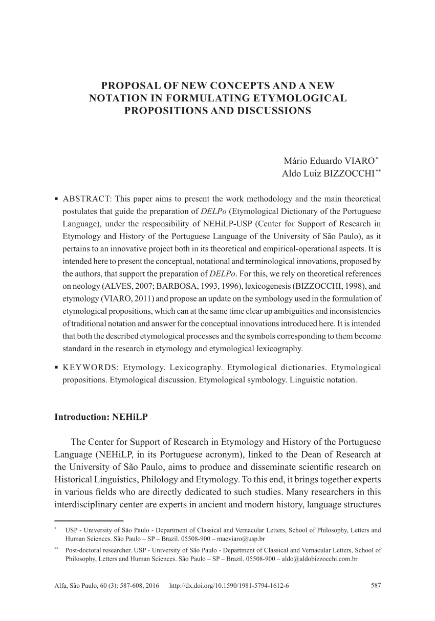 How many different etymologies have been proposed?