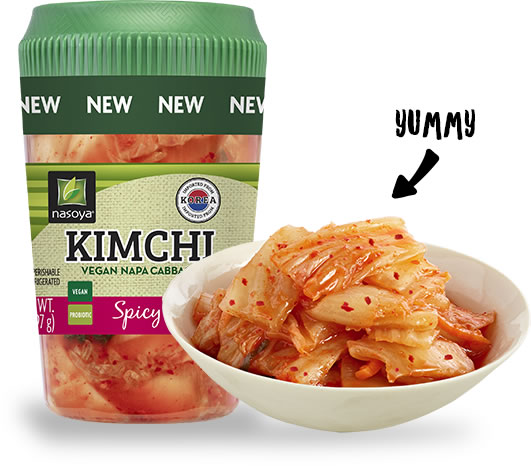 How many flavors of kimchi does Nasoya have?