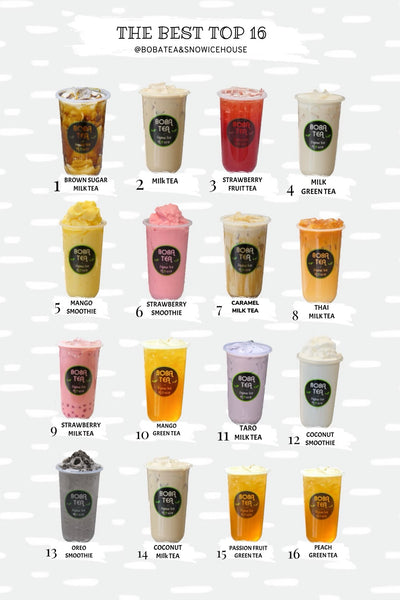 How many flavors of milk tea are there?