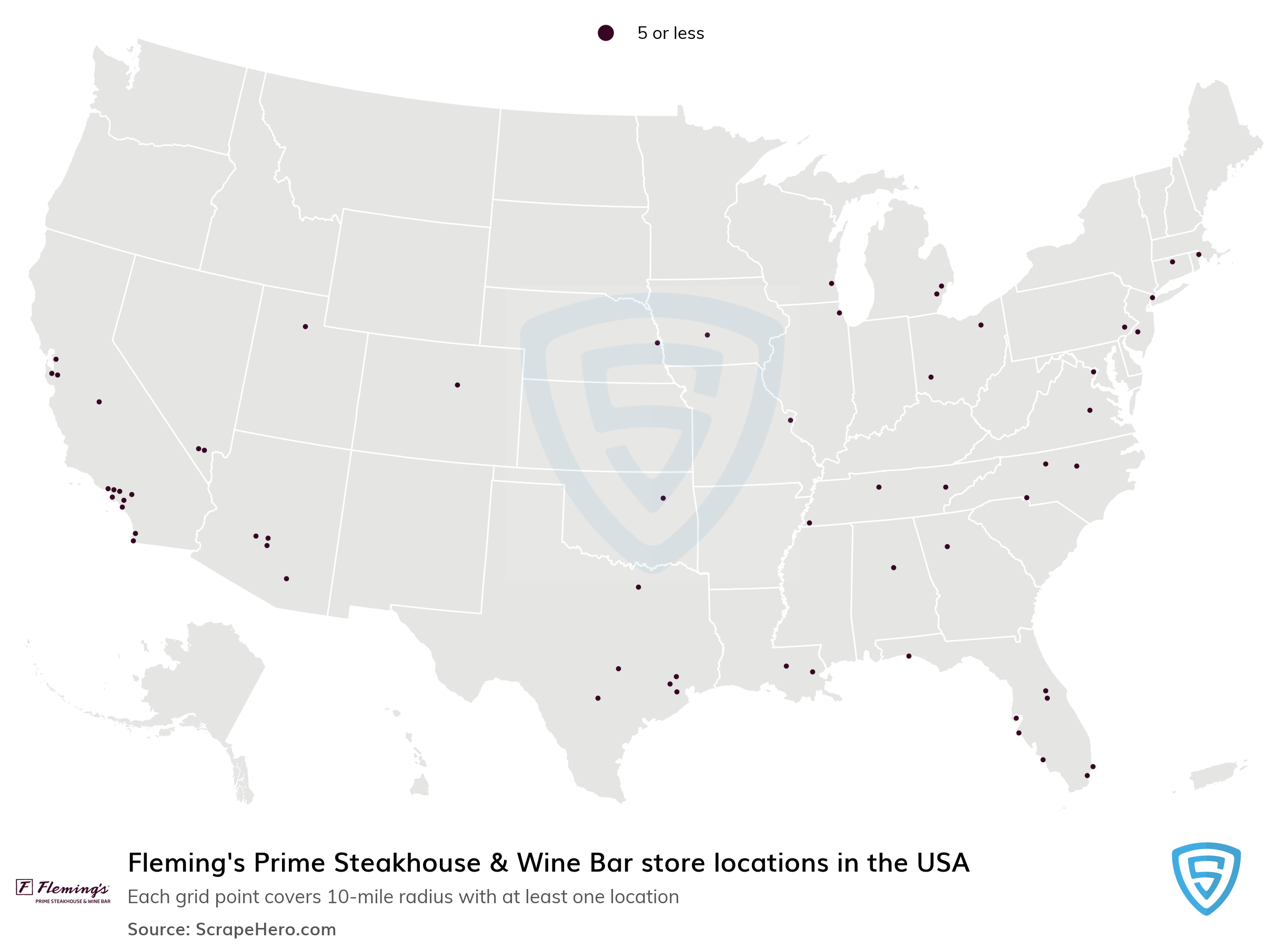 How many Flemings locations are there?