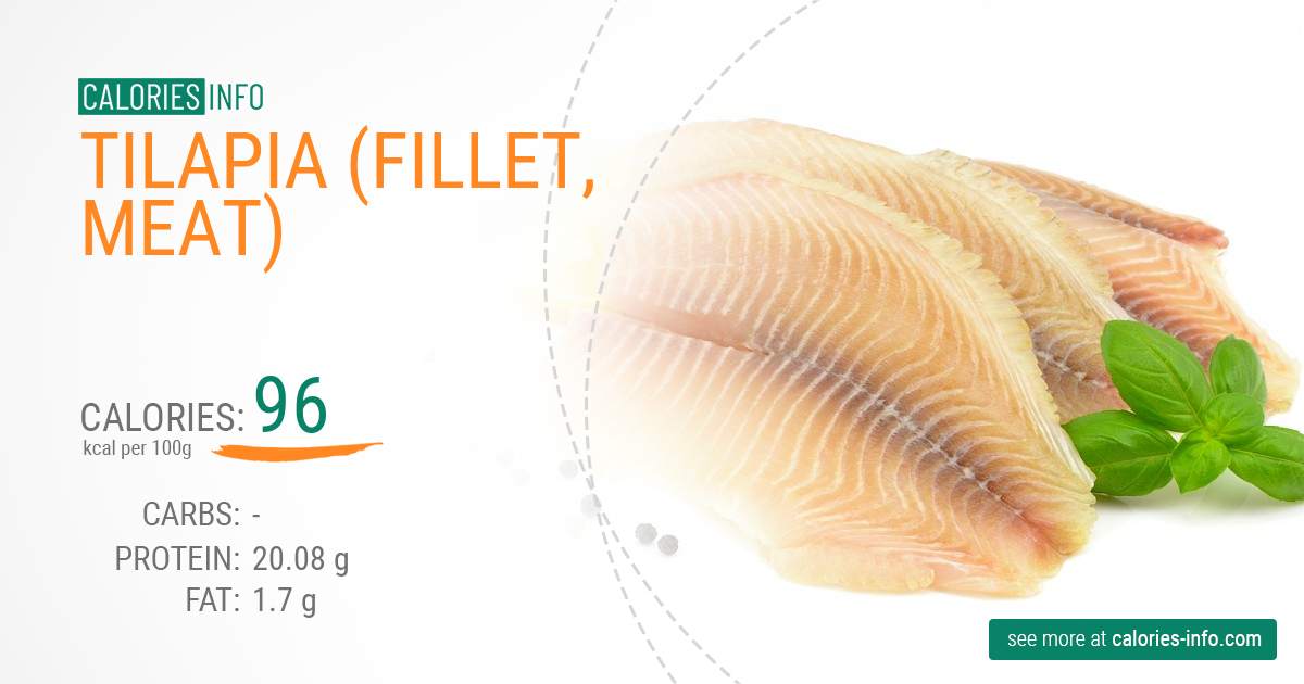 How many grams are in a tilapia fillet?
