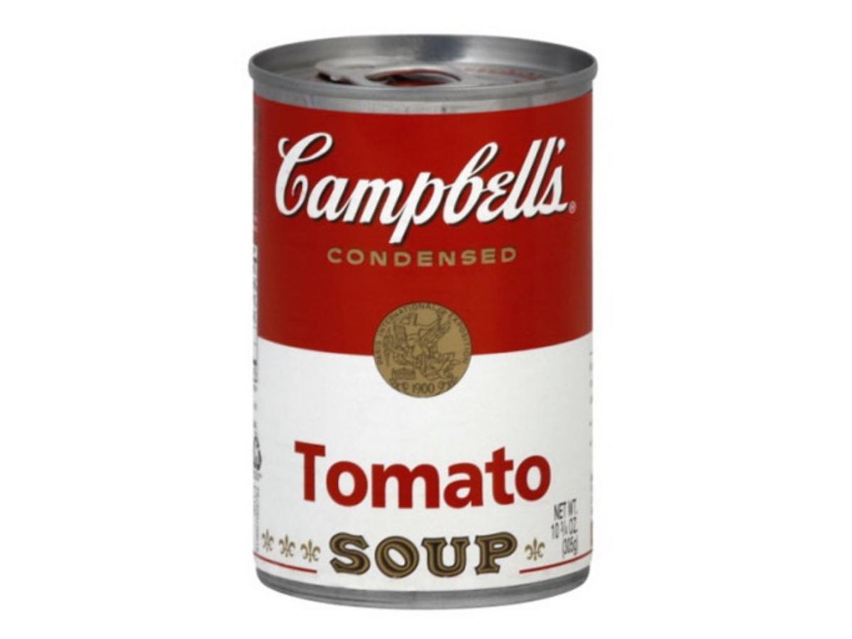 How many grams is a can of tomato soup?