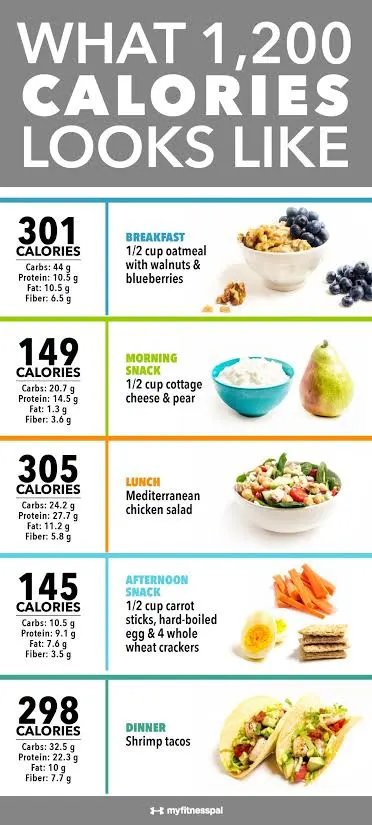 How many grams of fat should you eat a day on a 1200 calorie diet?