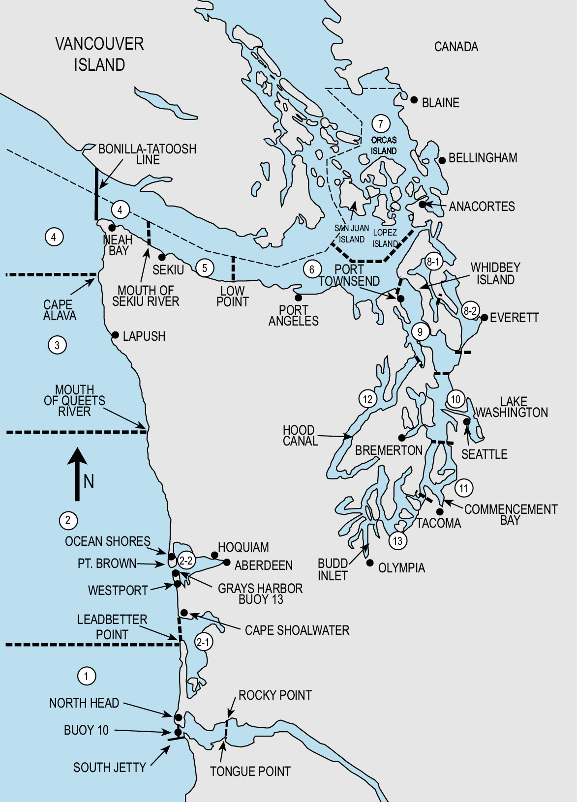 How many hooks can you have on a line in Washington State?