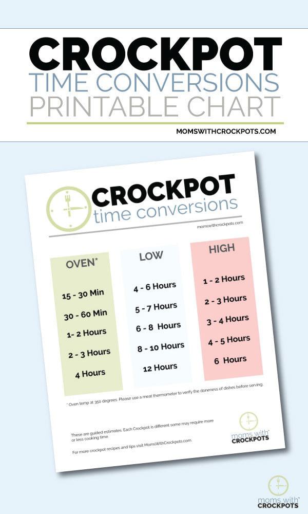 How many hours crock pot on high?