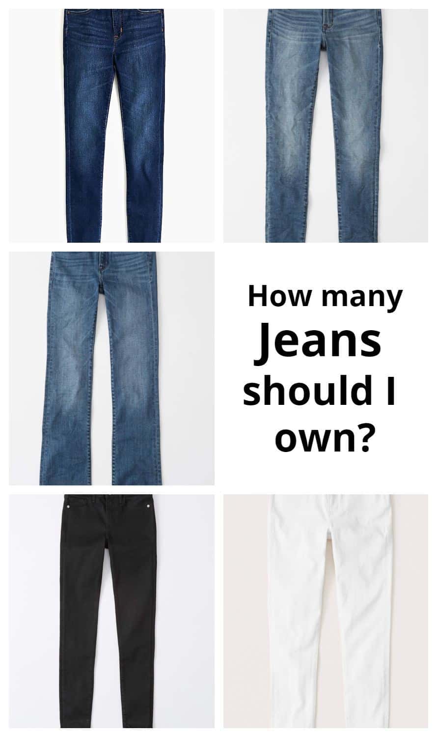 How many jeans should a person own?