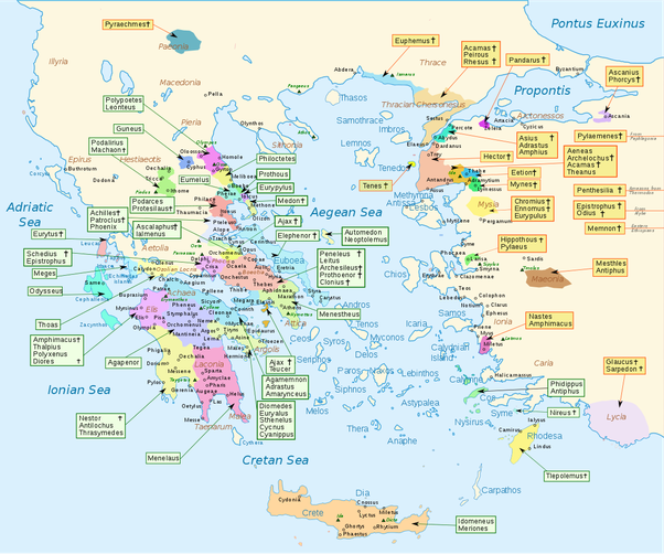 How many kingdoms were in ancient Greece?