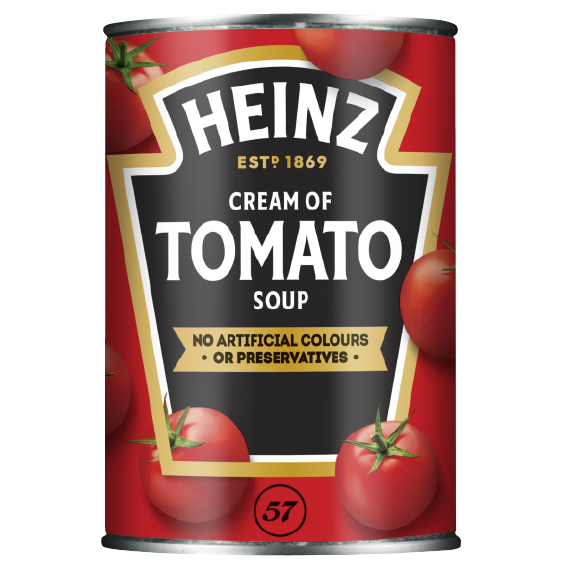 How many mL is a Heinz soup tin?