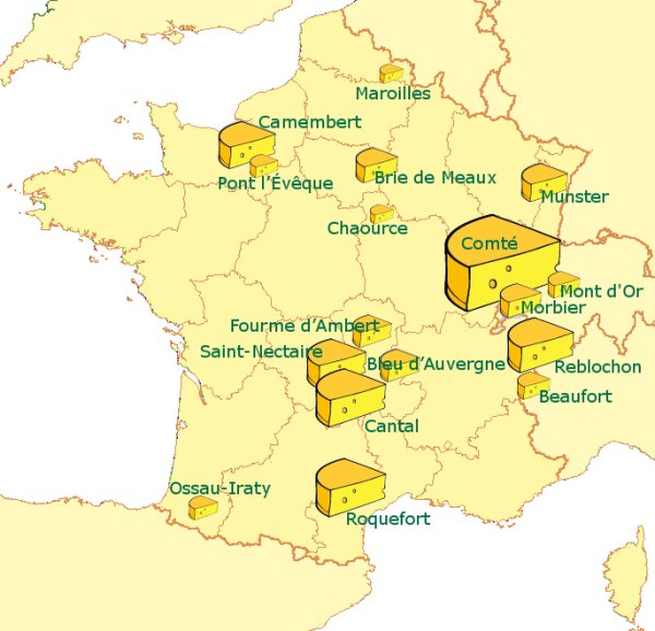 How many national cheeses does France have?