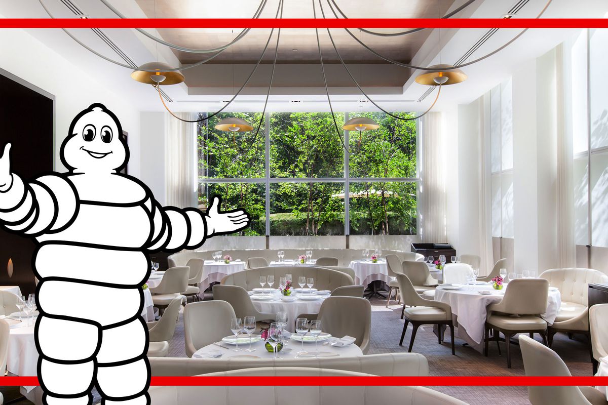 How many New York restaurants have received a Michelin star?