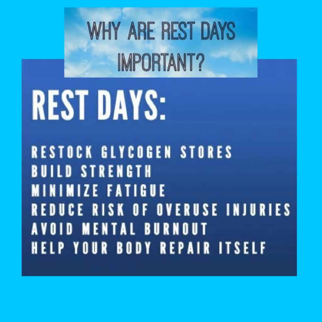 How many rest days should I have from running?