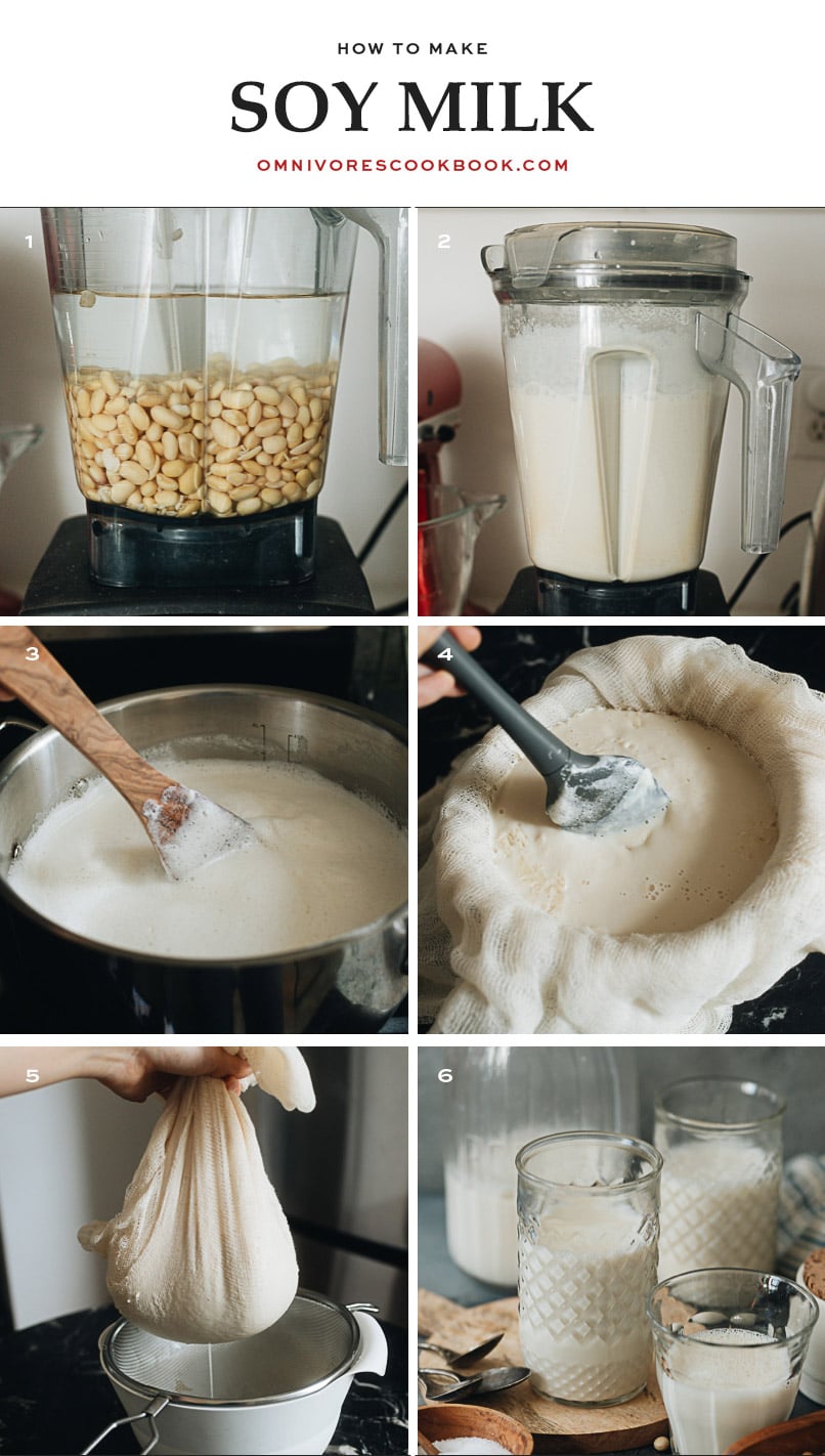 How many soybeans does it take to make soy milk?