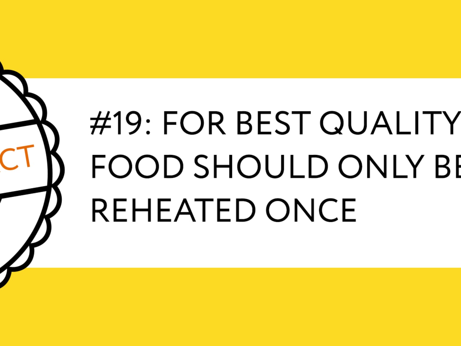 How many times can you reheat food?