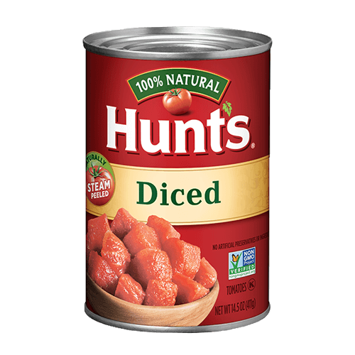 How many tomatoes are in a can of diced?