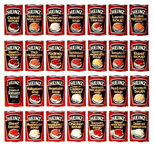 How many types of Heinz soup are there?
