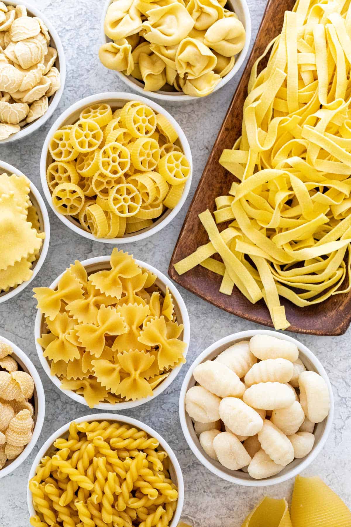 How many types of Italian pasta are there?