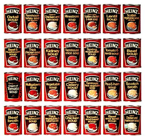 How many varieties of Heinz soup are there?