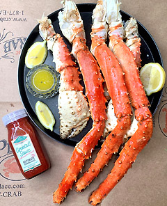 How much are crab legs in Alaska?