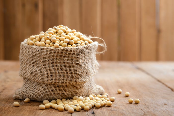 How much calcium does soy have?