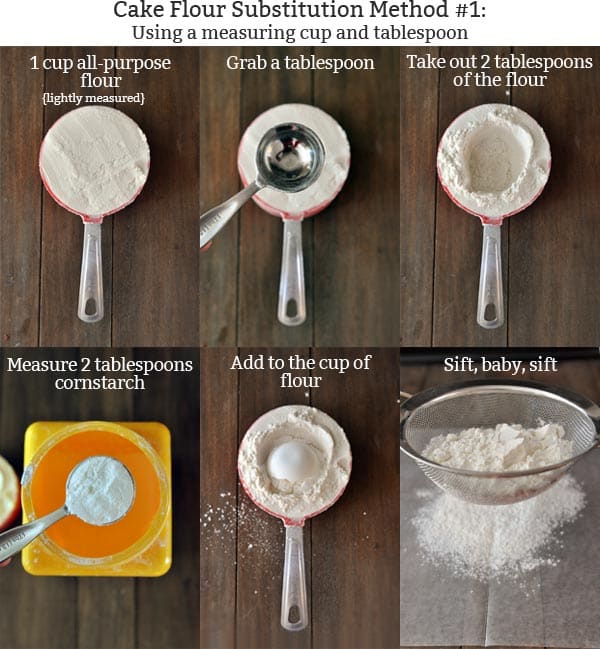 How much cornstarch equals half a cup of flour?