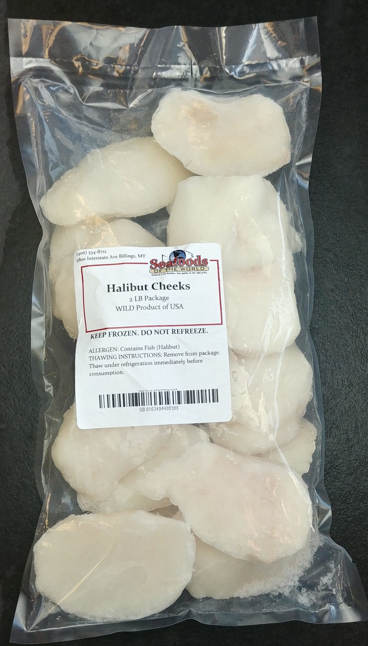 How much do Alaskan halibut cheeks cost?