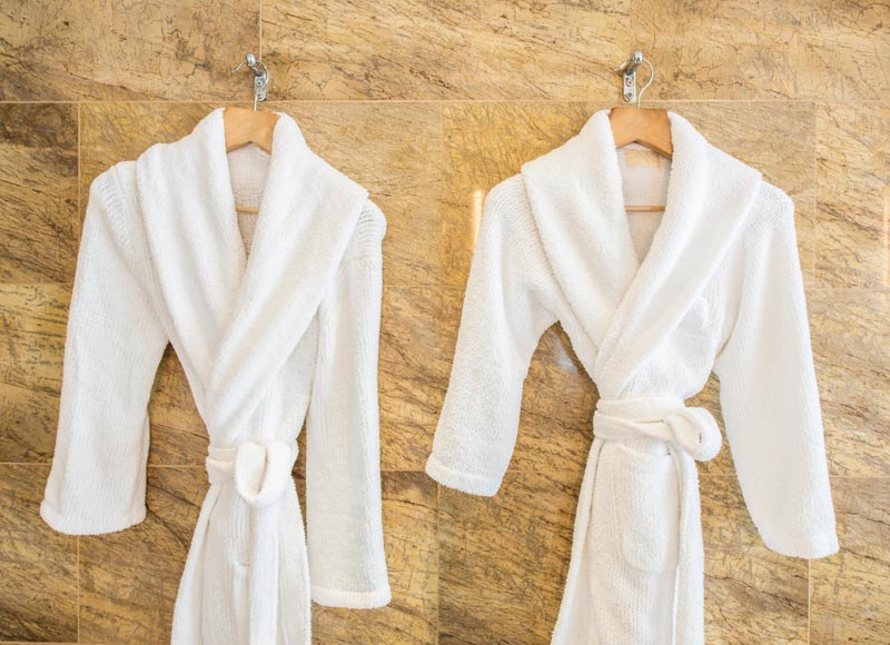 How much do hotels charge for robes?