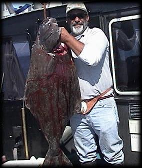 How much does a 55 inch halibut weigh?