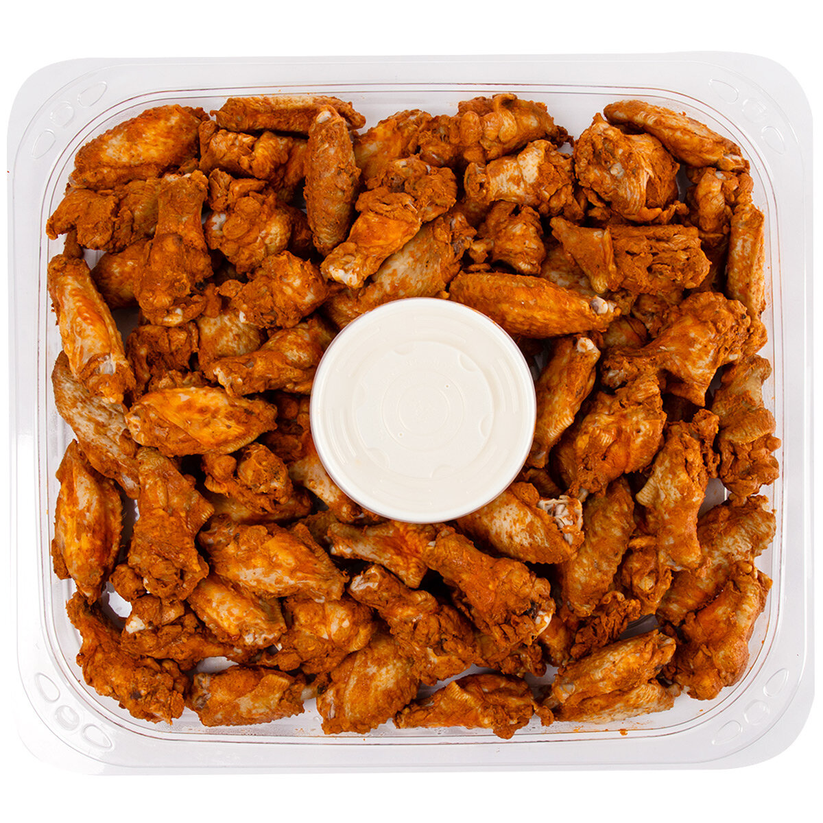 How much does a platter of chicken wings cost at Costco?