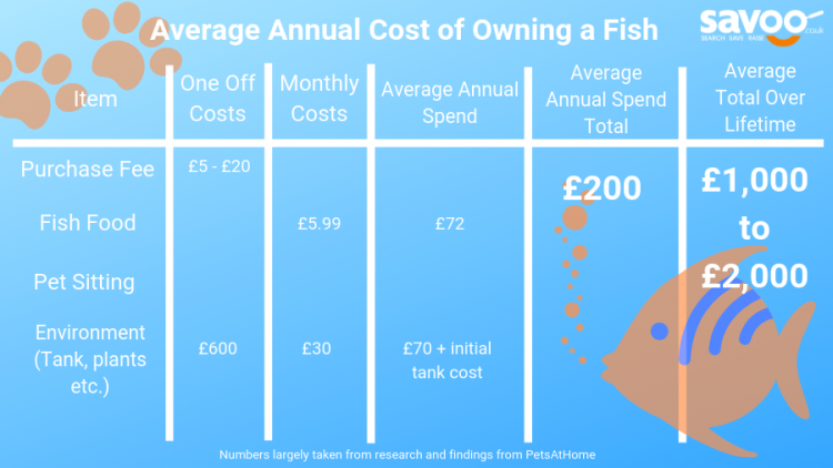 How much does an average fish cost?