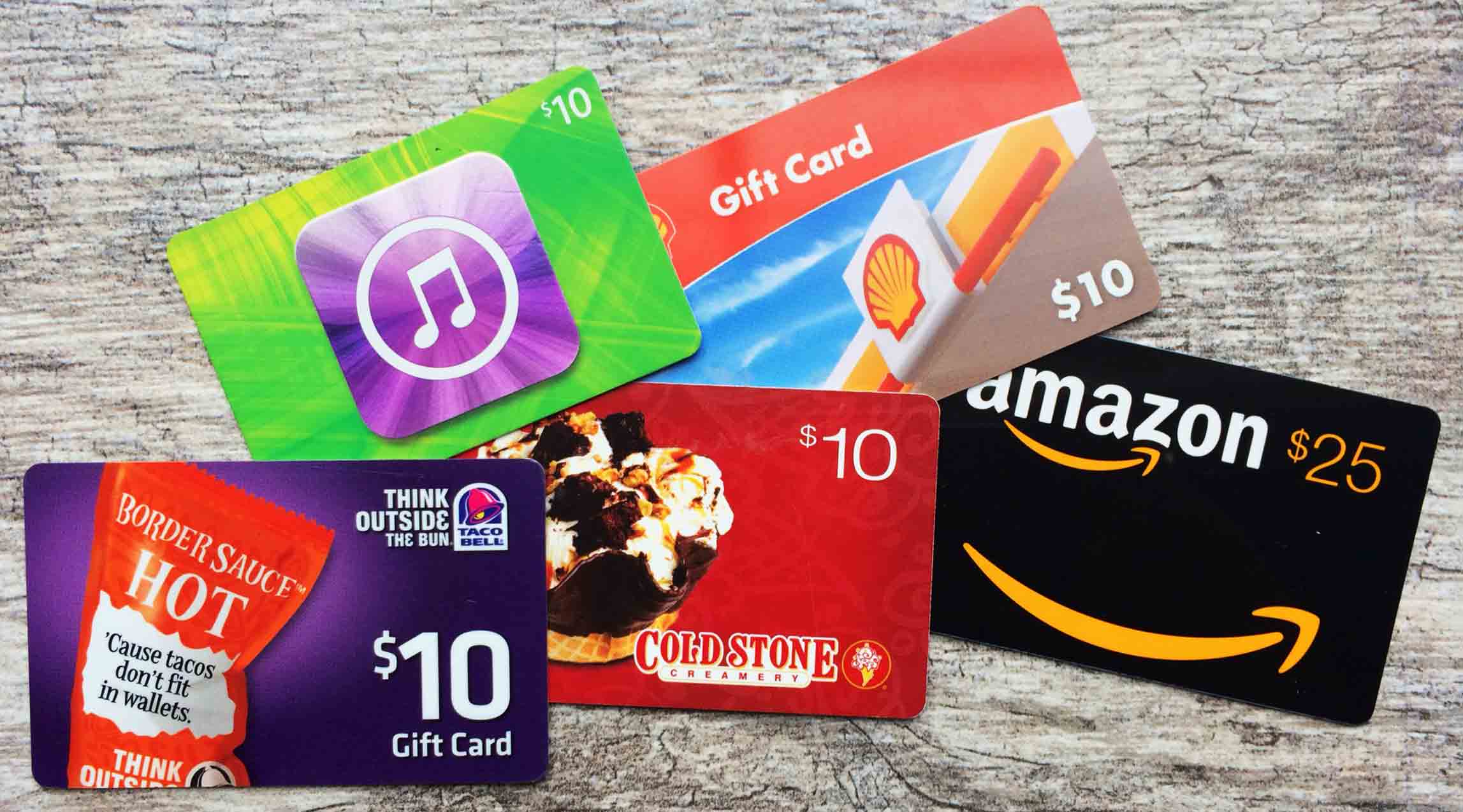 How much does it cost to buy a gift card?