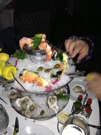 How much does Mastro's seafood tower cost?