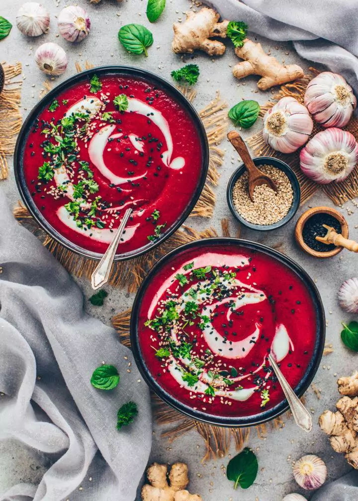 How much health does beetroot soup give you?