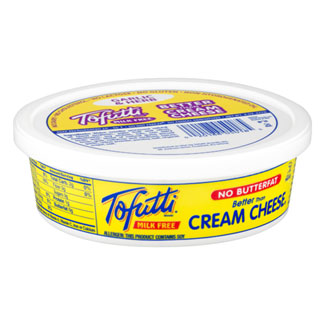 How much is a container of cream cheese at Tofutti?