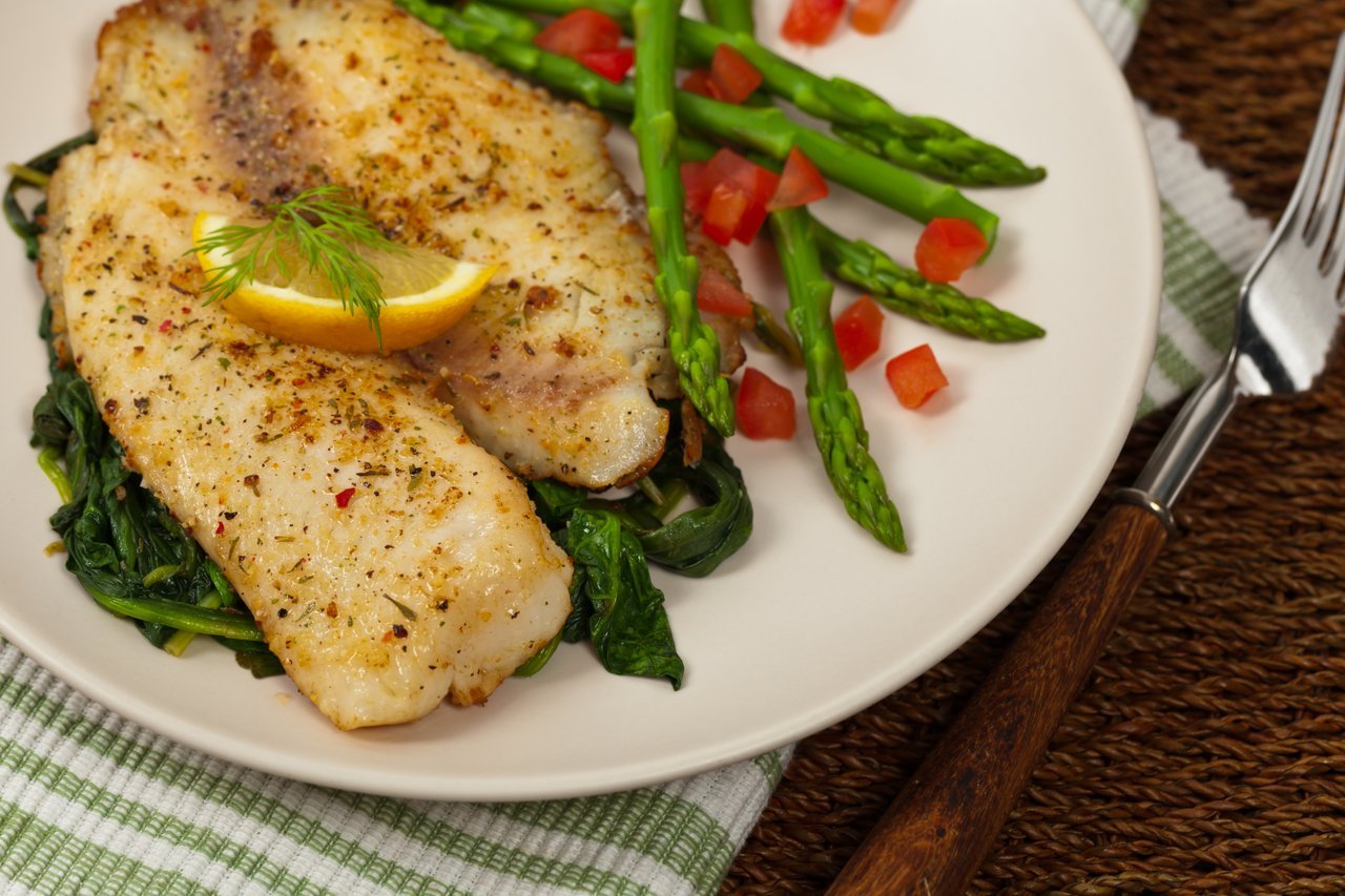 How much is a portion of tilapia?