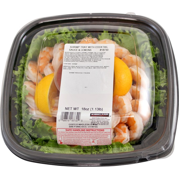How much is a shrimp tray at Costco?