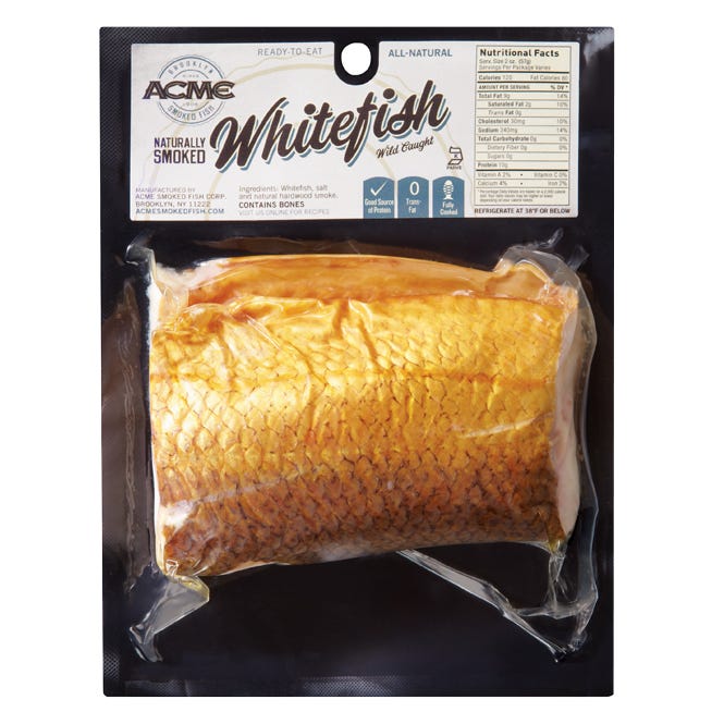 How much is a smoked whitefish?