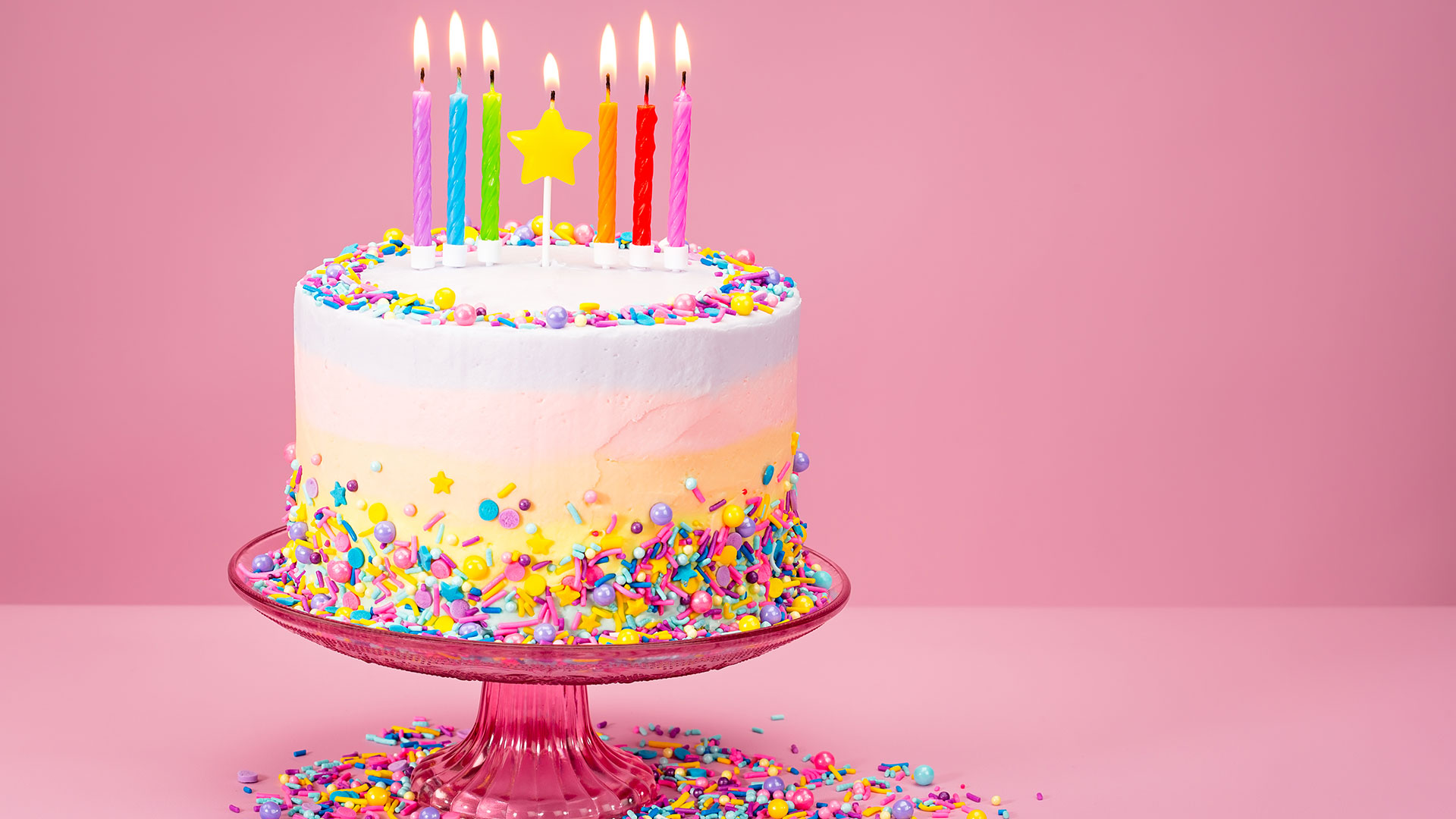How much is a standard birthday cake?