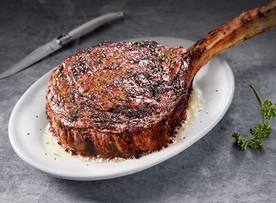 How much is a tomahawk steak at Ruth Chris?