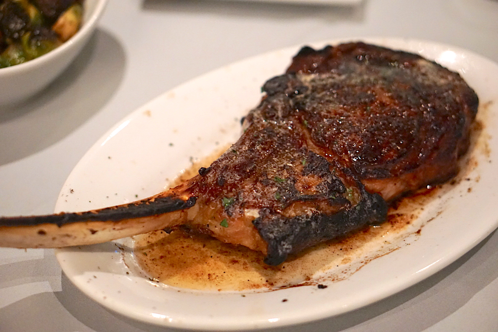 How much is a tomahawk steak for two at Ruth's Chris?