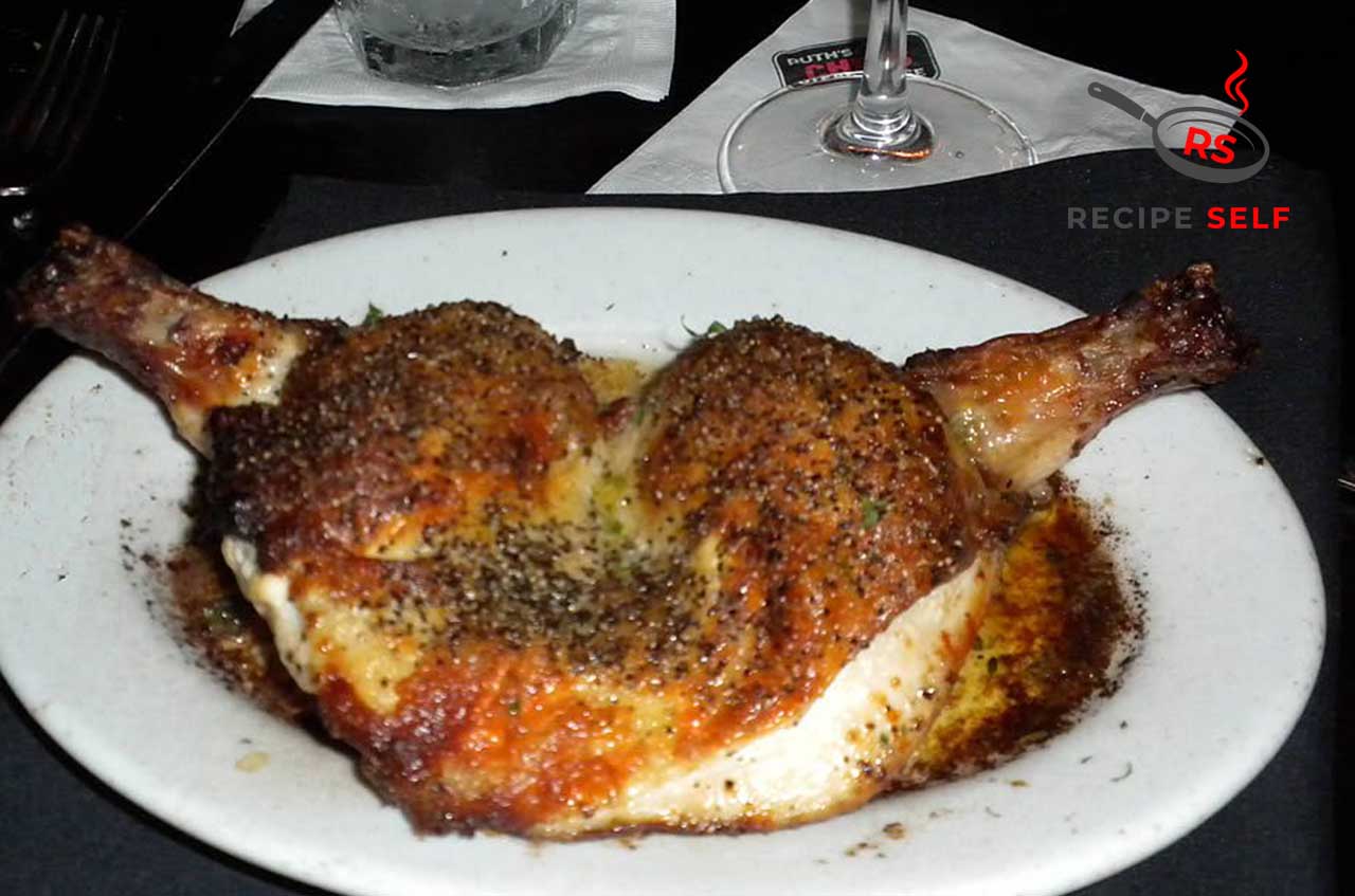 How much is Ruth Chris stuffed chicken?