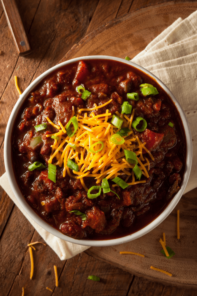 How much is the average bowl of chili?